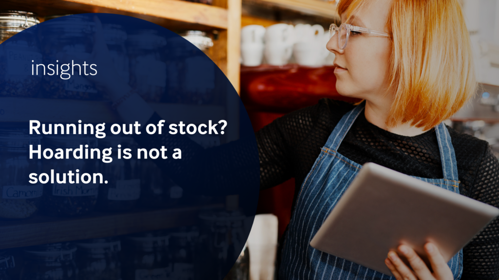 APL Logistics | Running out of stock? Hoarding is not a solution.